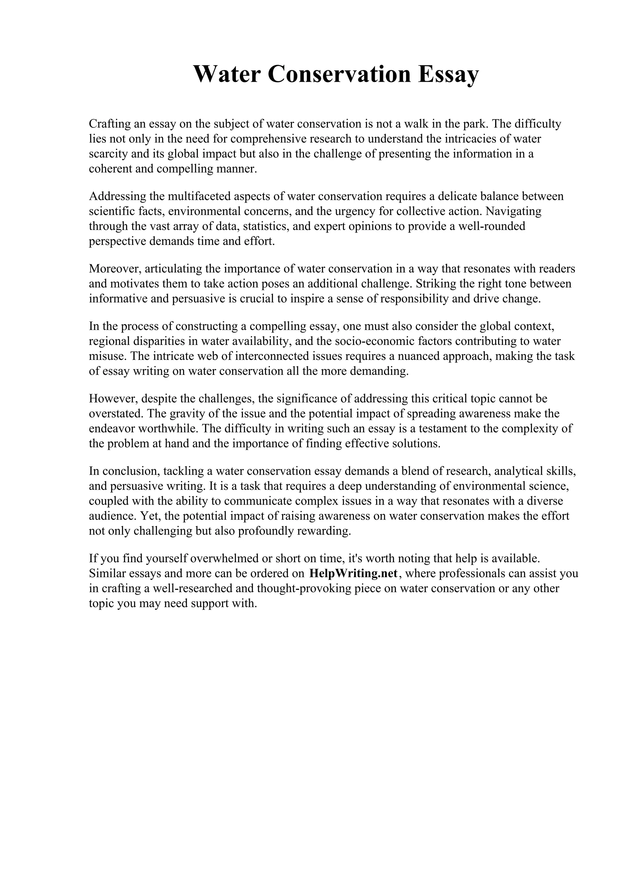 Water Conservation Essay.pdf