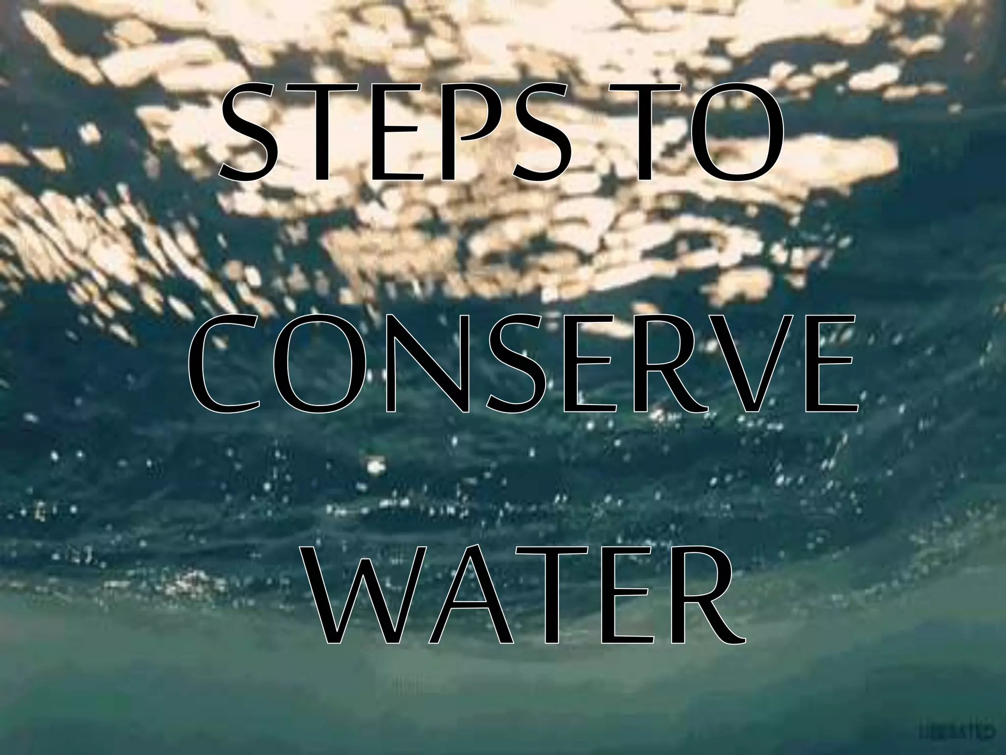 Water conservation | PPTX