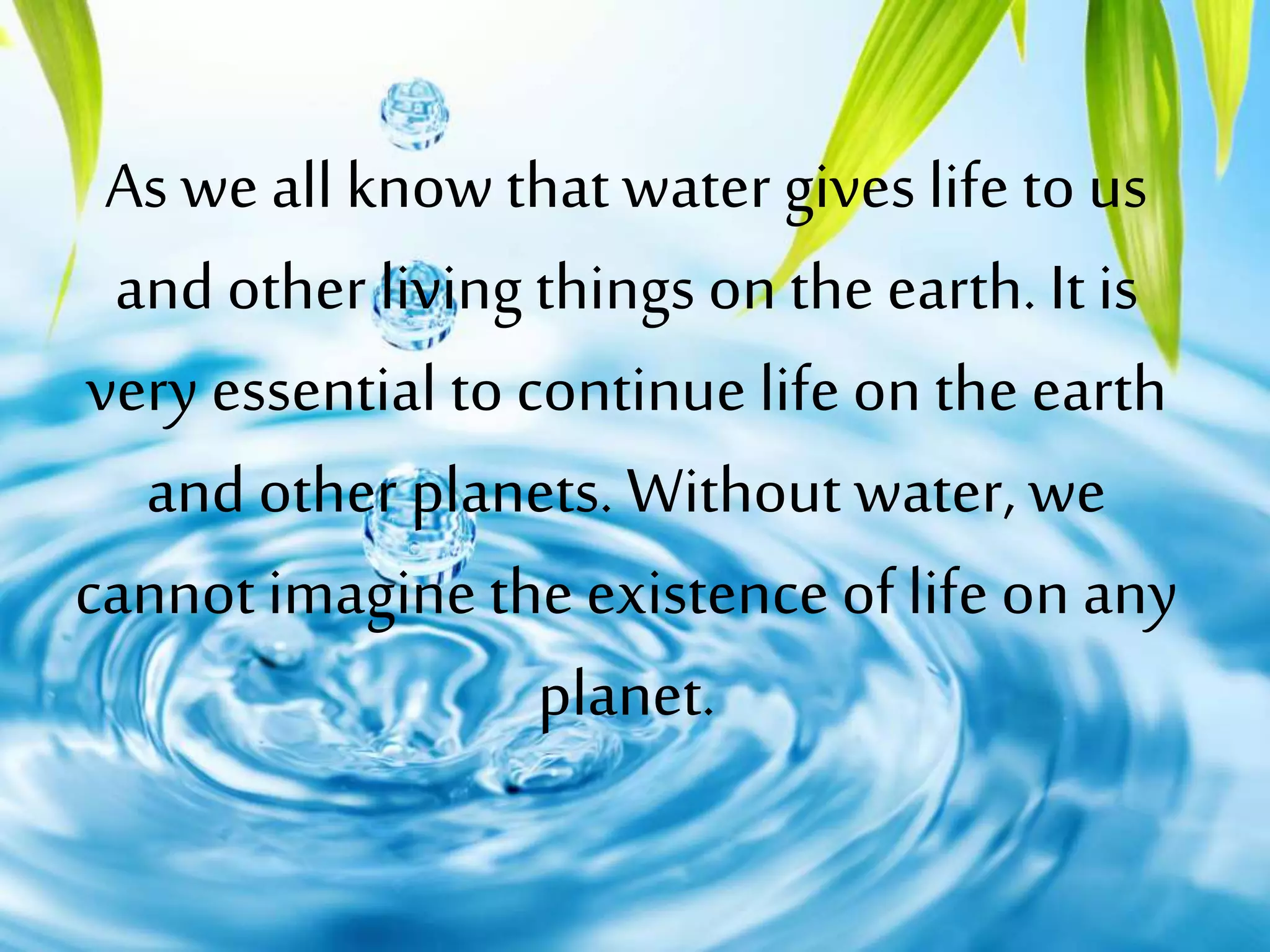 Water conservation | PPTX