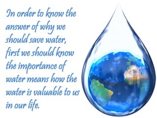 Water conservation | PPTX