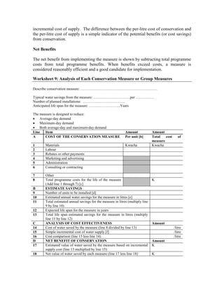 Water conservation guidelines and plans | PDF