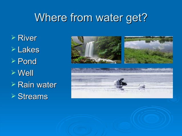 Water, Conservation & Management | PPT | Agriculture | Industries