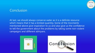 Water Conservation Movements in India.pptx