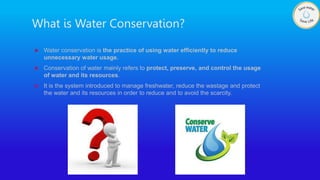 Water Conservation Movements in India.pptx