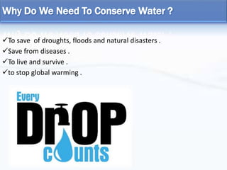 Water conservation | PPTX