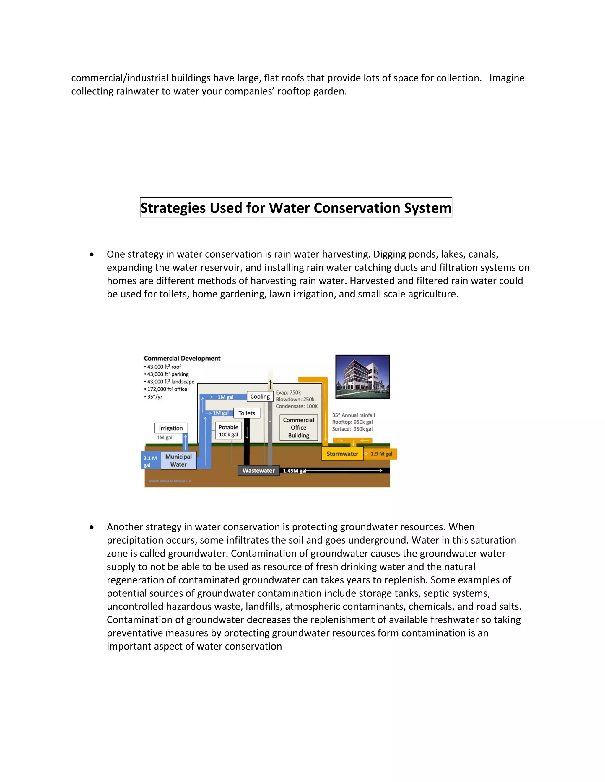 Water conservation system | PDF
