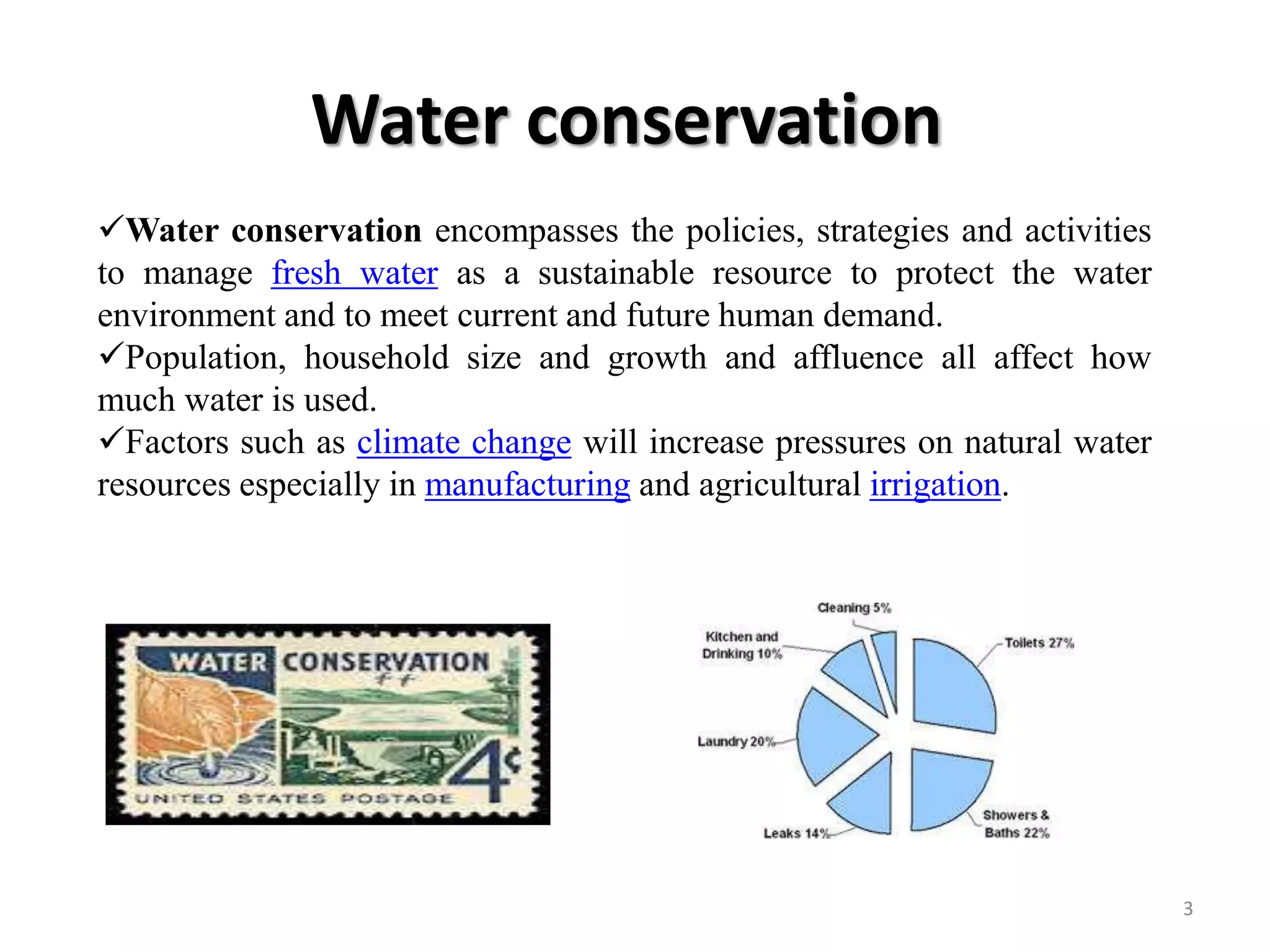 Water Consevation & Environmental Protection | PPT