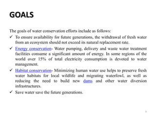 Water Consevation & Environmental Protection | PPTX