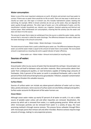 Water consumption in textile industry | PDF