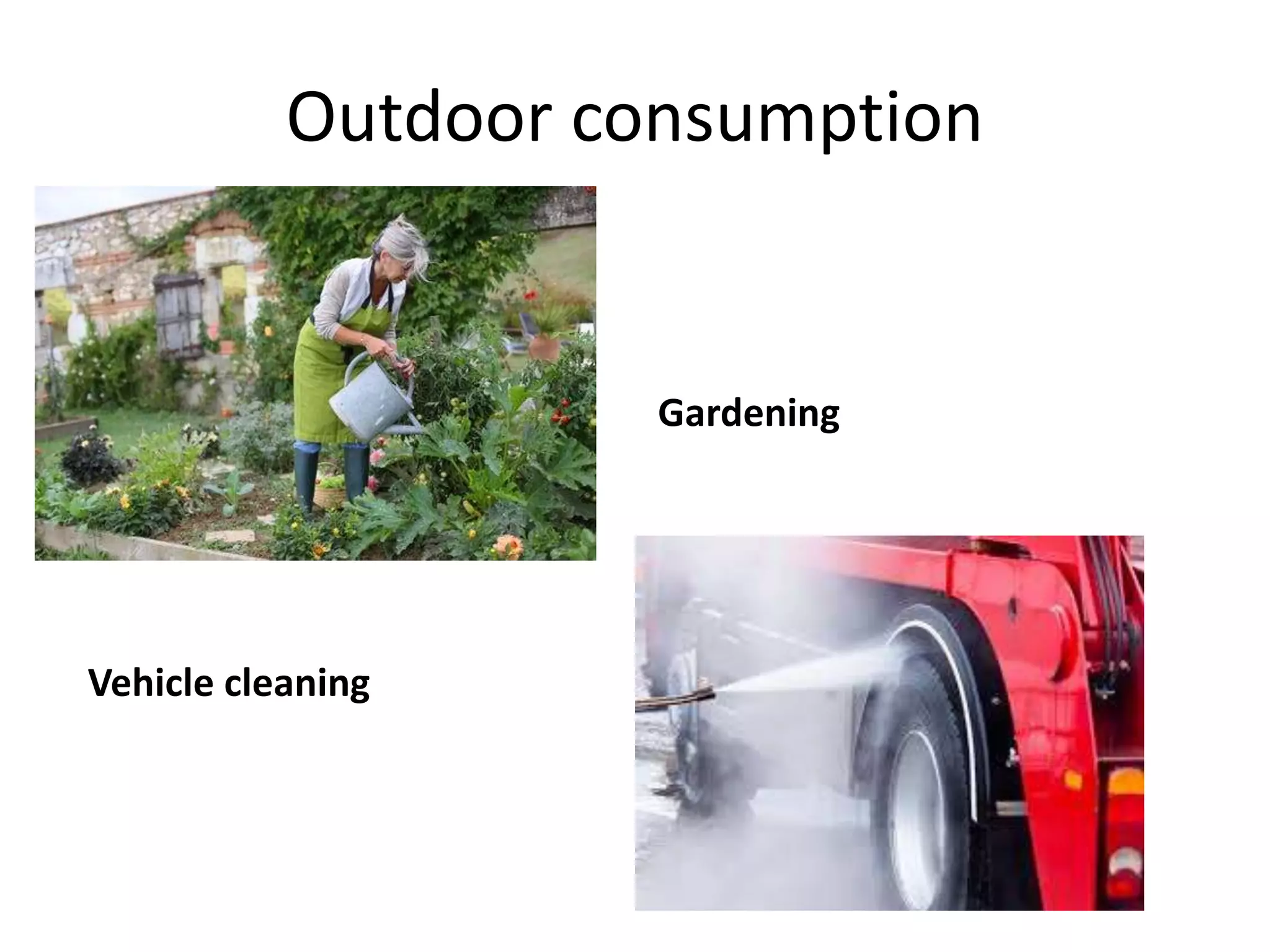 Water consumption pattern | PPTX