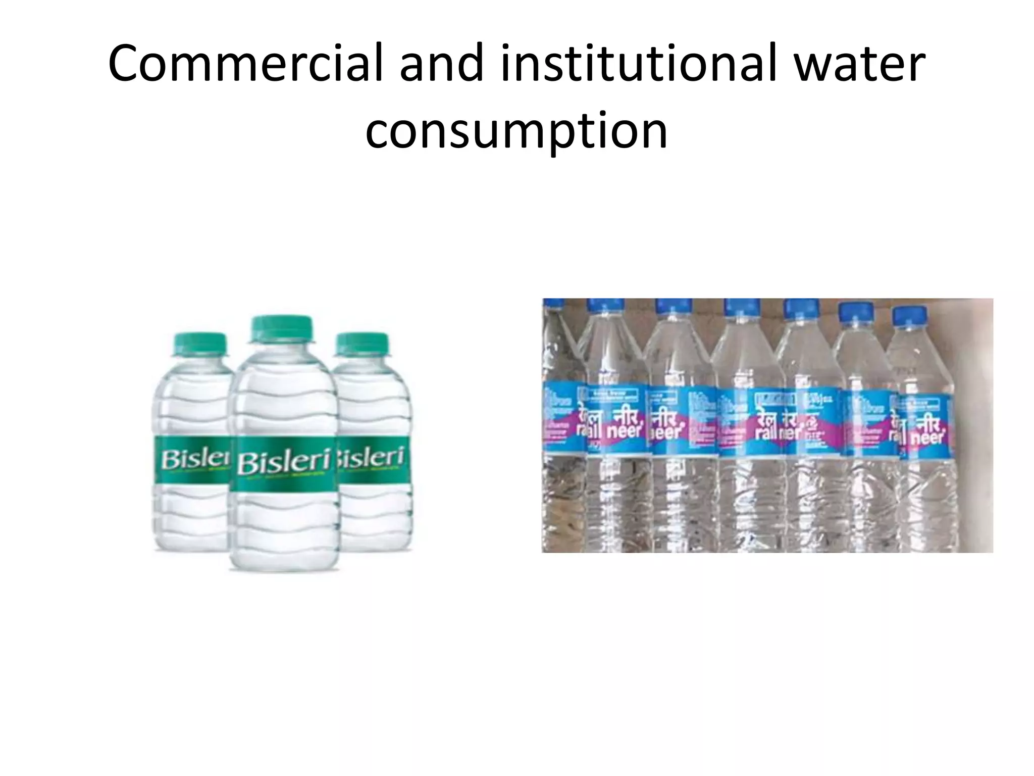 Water consumption pattern | PPTX