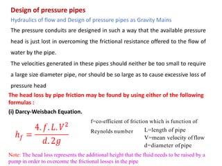 Water conveyance and distribution | PPTX
