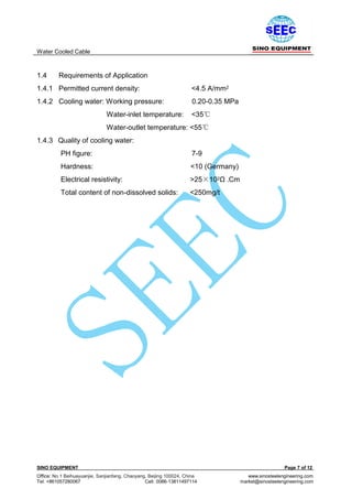 Water cooled cable, EAF, LF | PDF