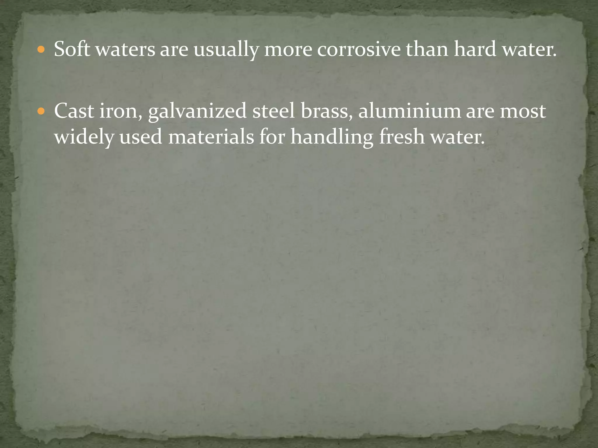 Types of Corrosive water full version | PPTX