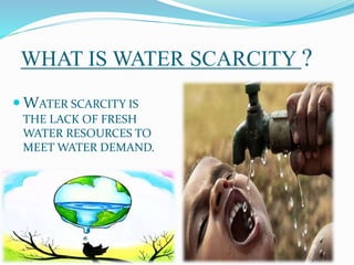 Water Crisis | PPTX