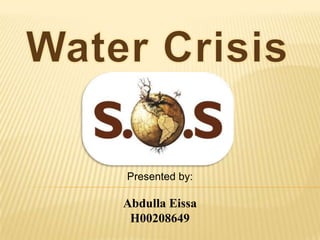 Water crisis | PPT