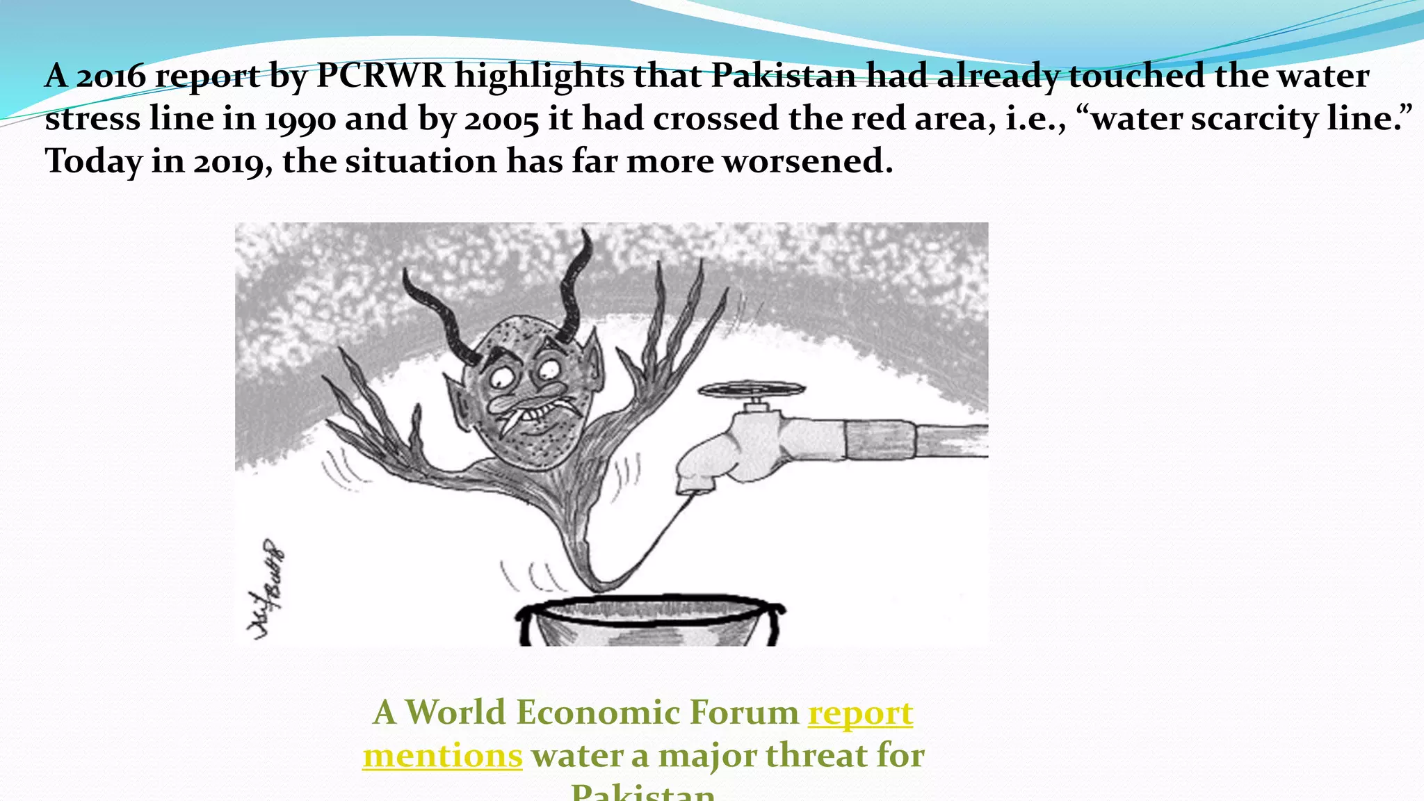 Water crisis In Pakistan / causes of water shortage / water problems in ...