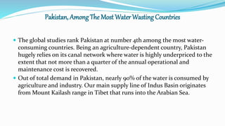 Water crisis In Pakistan / causes of water shortage / water problems in ...