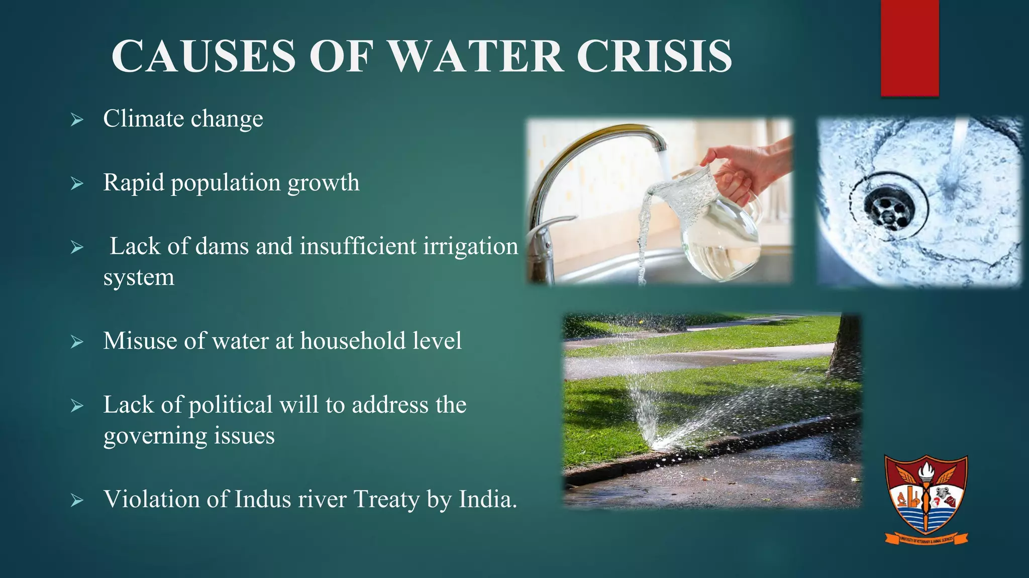 Water crisis in pakistan | PDF
