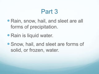 Water cycle | PPTX