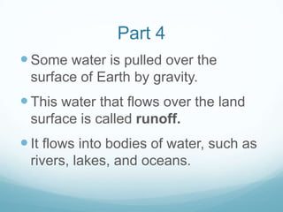 Water cycle | PPTX
