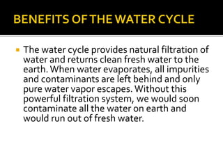 Water cycle | PPTX