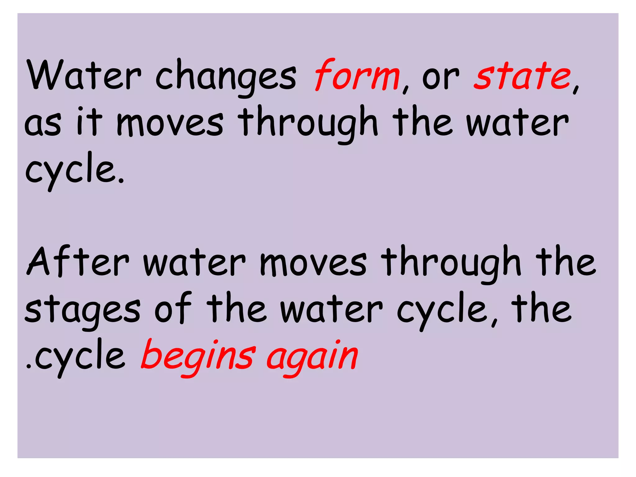 Water cycle | PPT