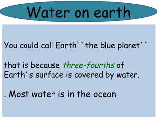 Water cycle | PPT