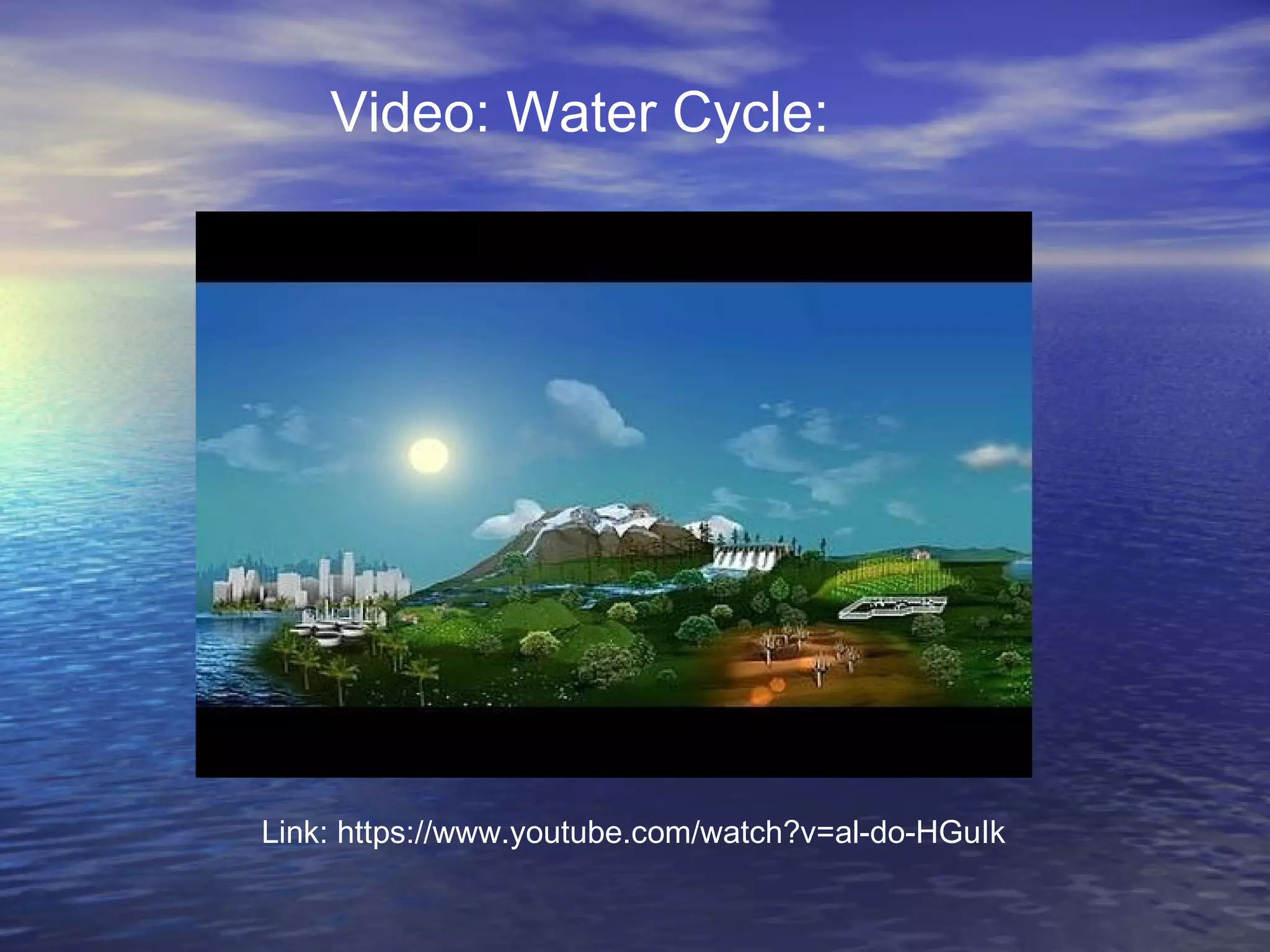 The Water cycle Presentation | PPT
