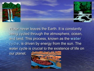 The Water cycle Presentation | PPT