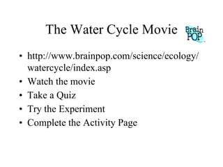 Water cycle presentation | PPTX