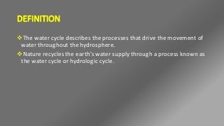 Water cycle | PDF