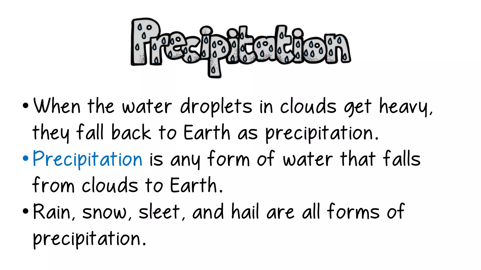 WATER CYCLE | PPTX