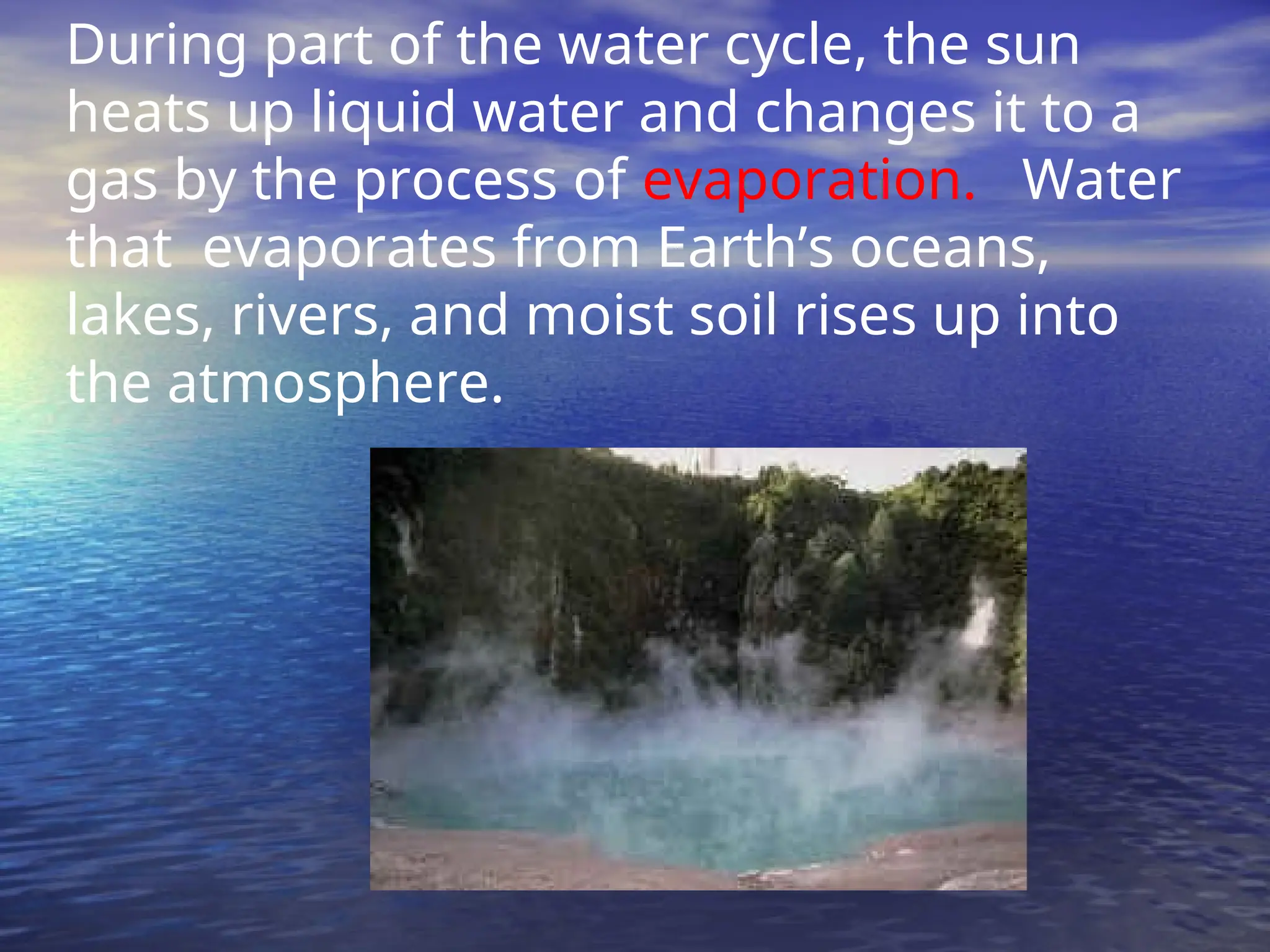 stages of the water cycle science presentation | PPT