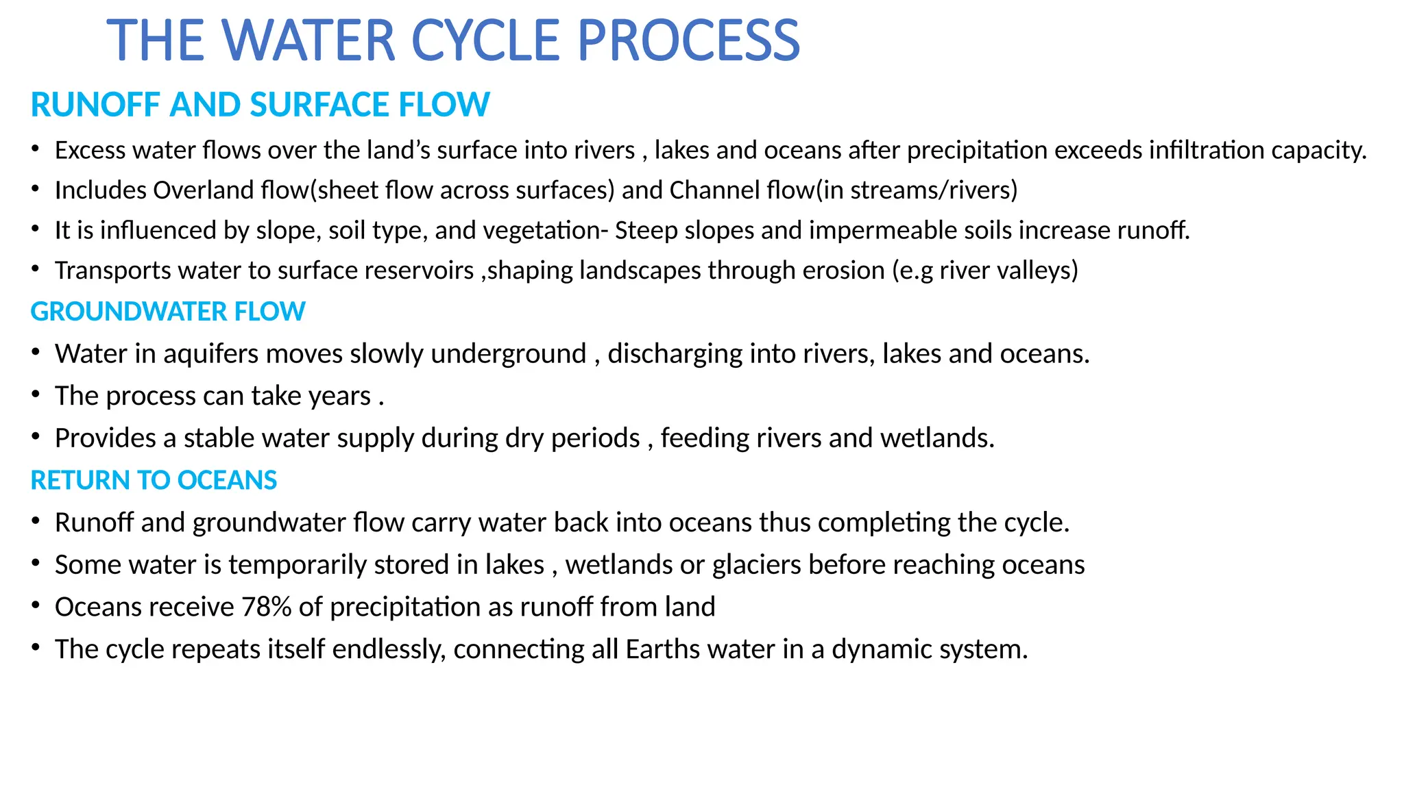 Earth’s Water Cycle: Evaporation to Rain | PPTX