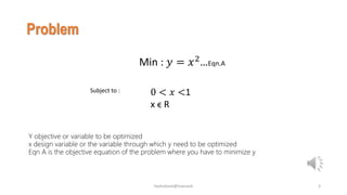 An Introduction to Water Cycle Algorithm | PPTX