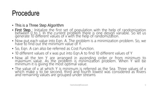 An Introduction to Water Cycle Algorithm | PPTX