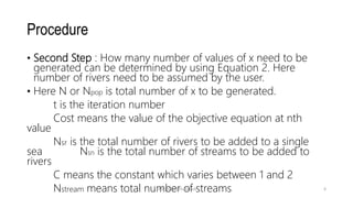 An Introduction to Water Cycle Algorithm | PPTX