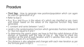 An Introduction to Water Cycle Algorithm | PPTX