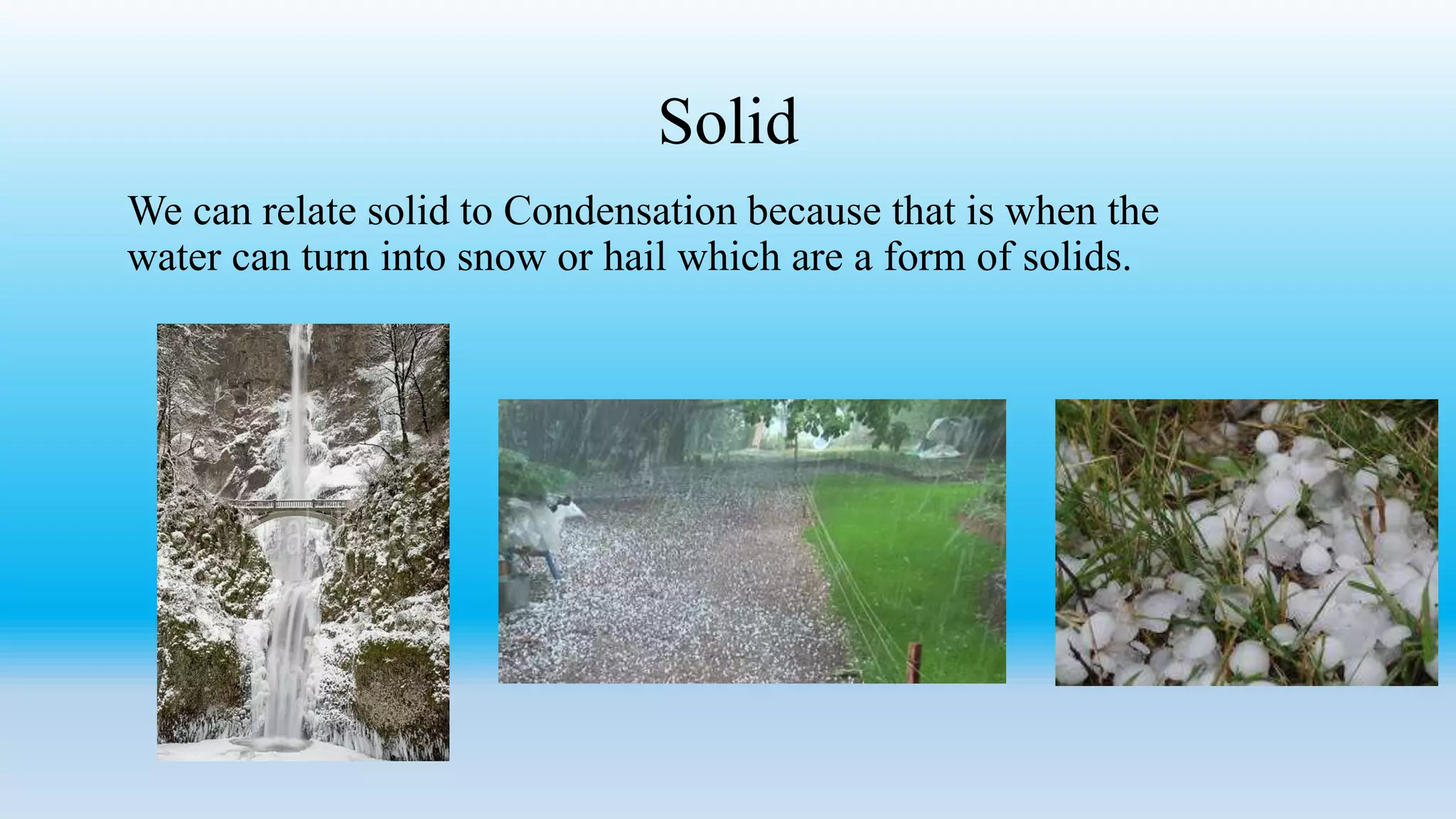 Water Cycle and Matter | PPT