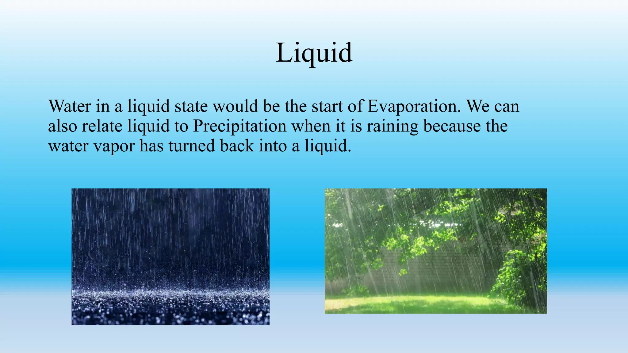 Water Cycle and Matter | PPT
