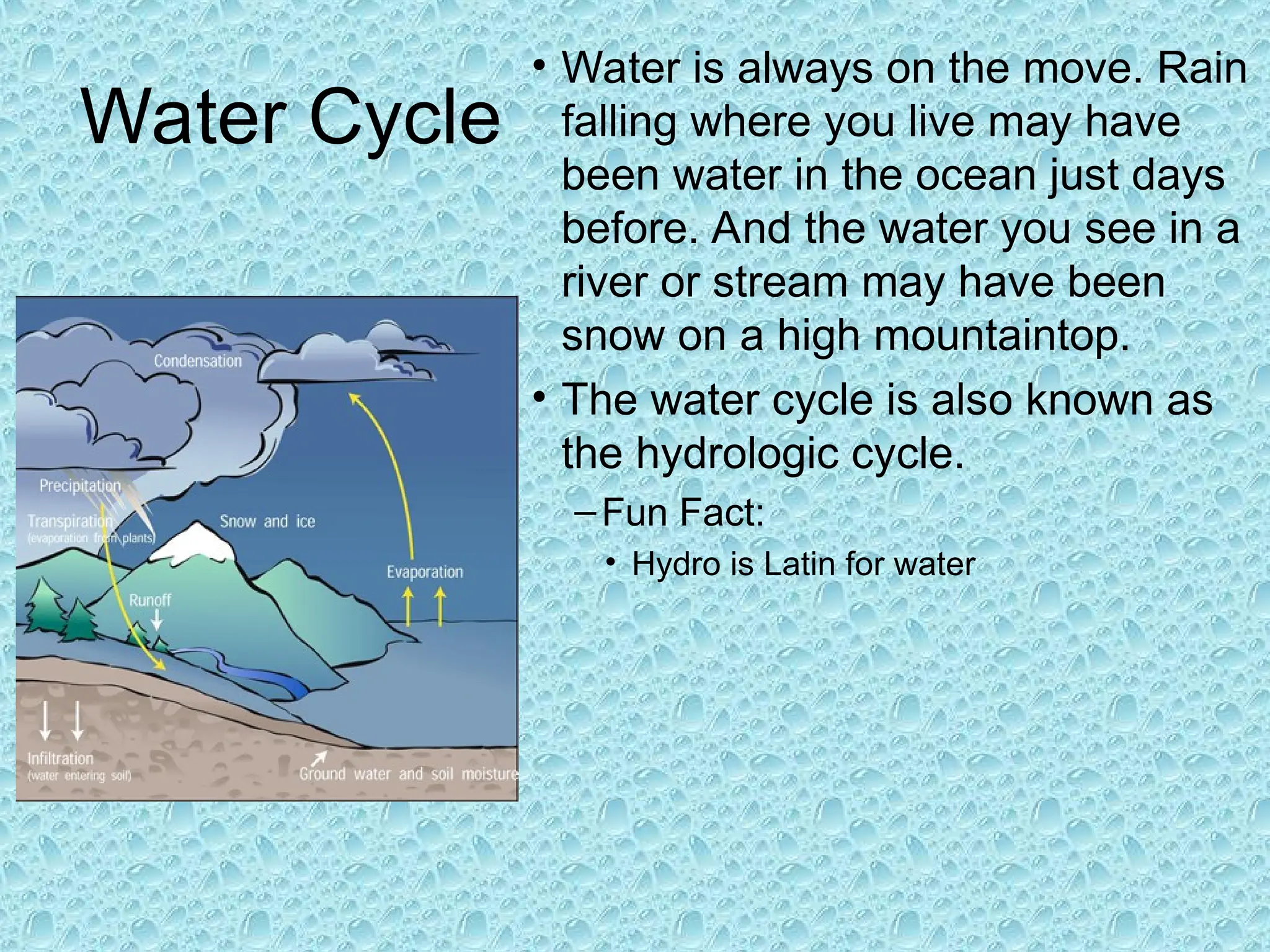 for secondary school water cycle baru.ppt | Weather | Science