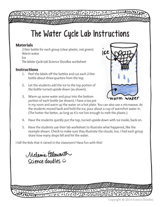 Water Cycle Reading Comprehension