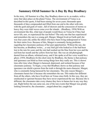 Water Cycle Essay | PDF