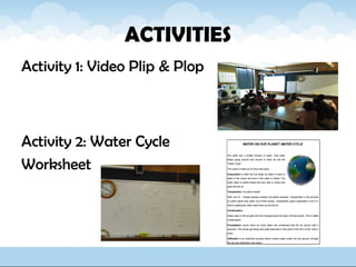 Water cycle clil lesson plan | PPT