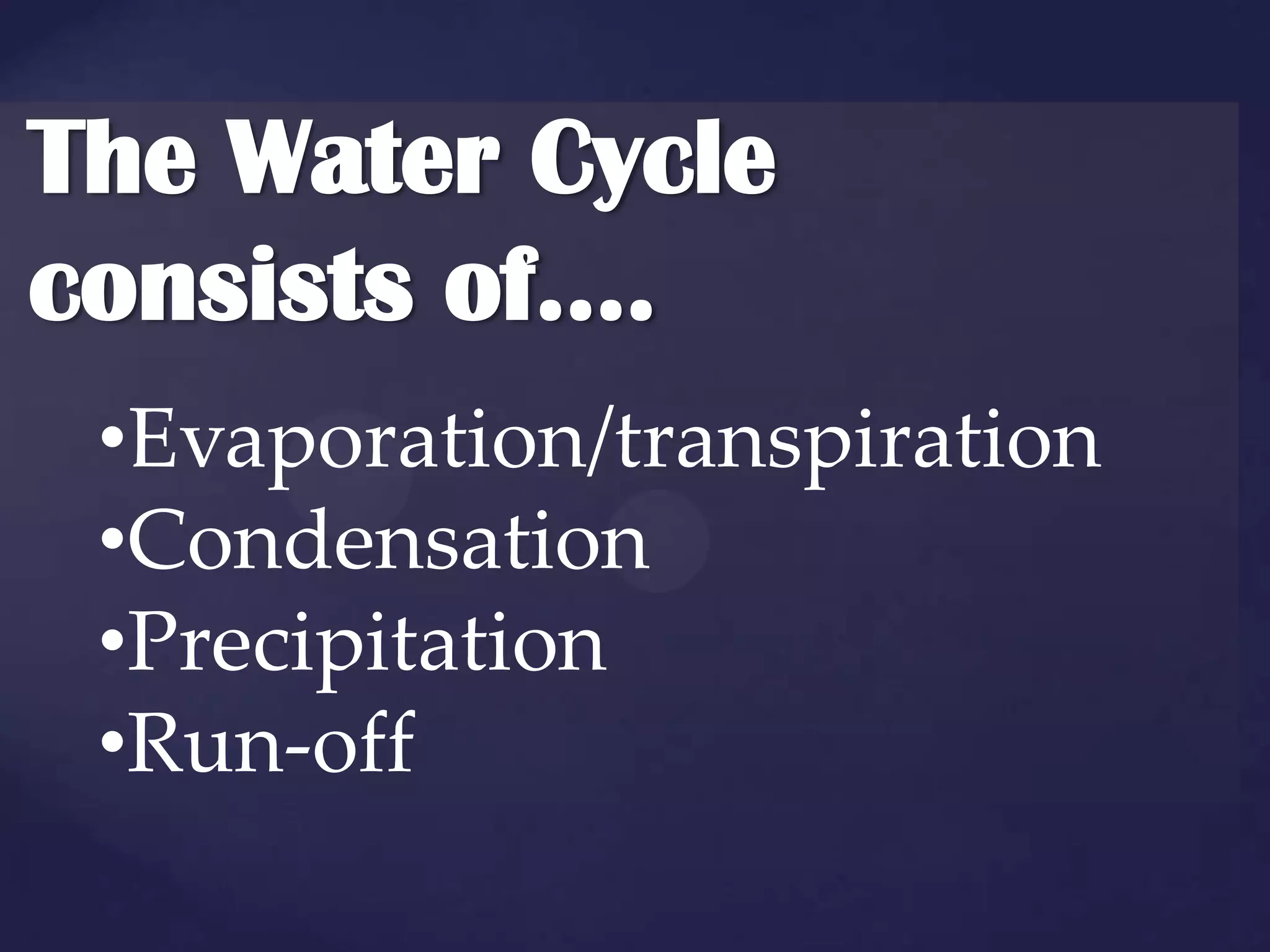 Water cycle powerpoint | PPTX