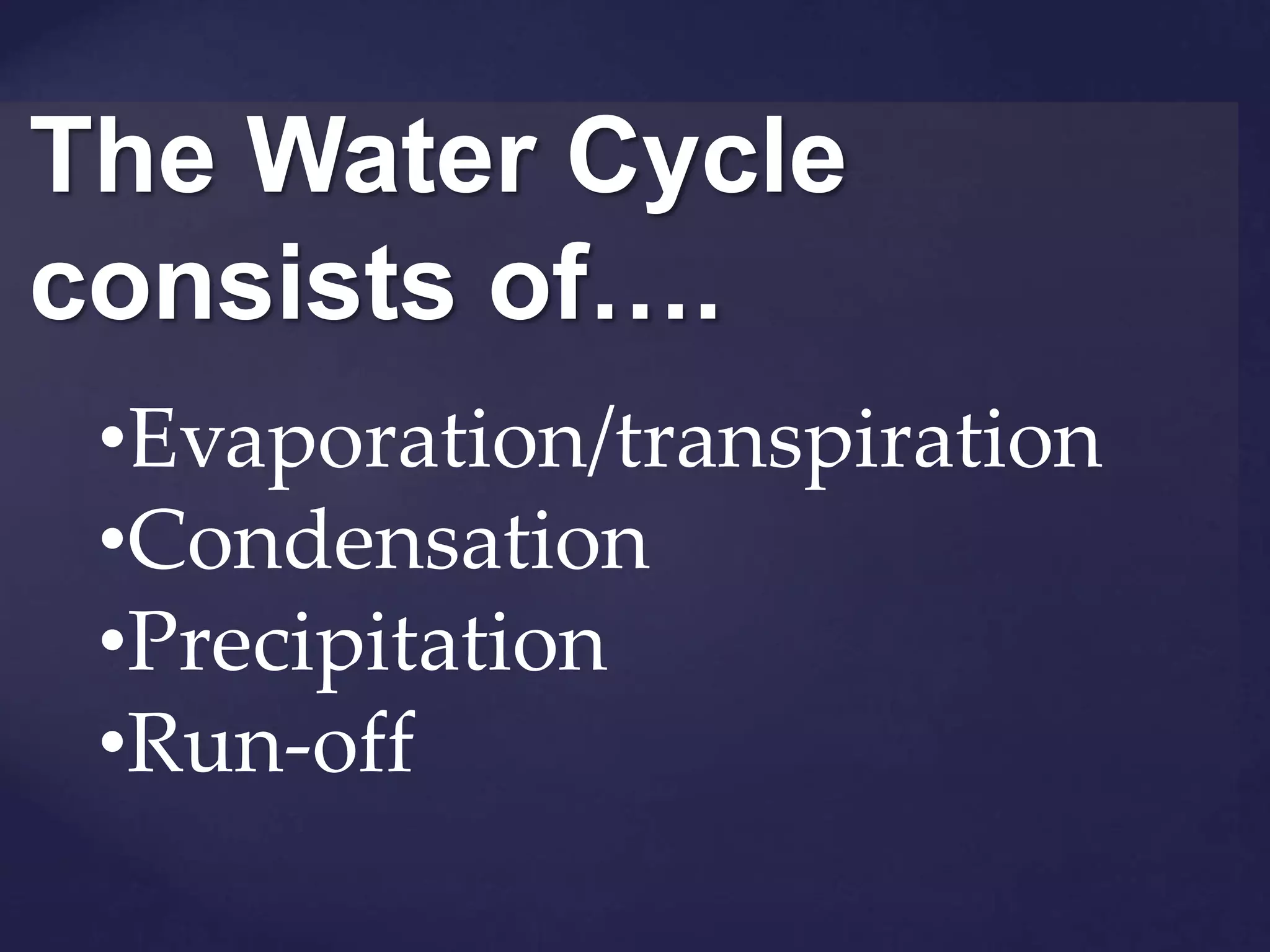 Water cycle powerpoint | PPTX