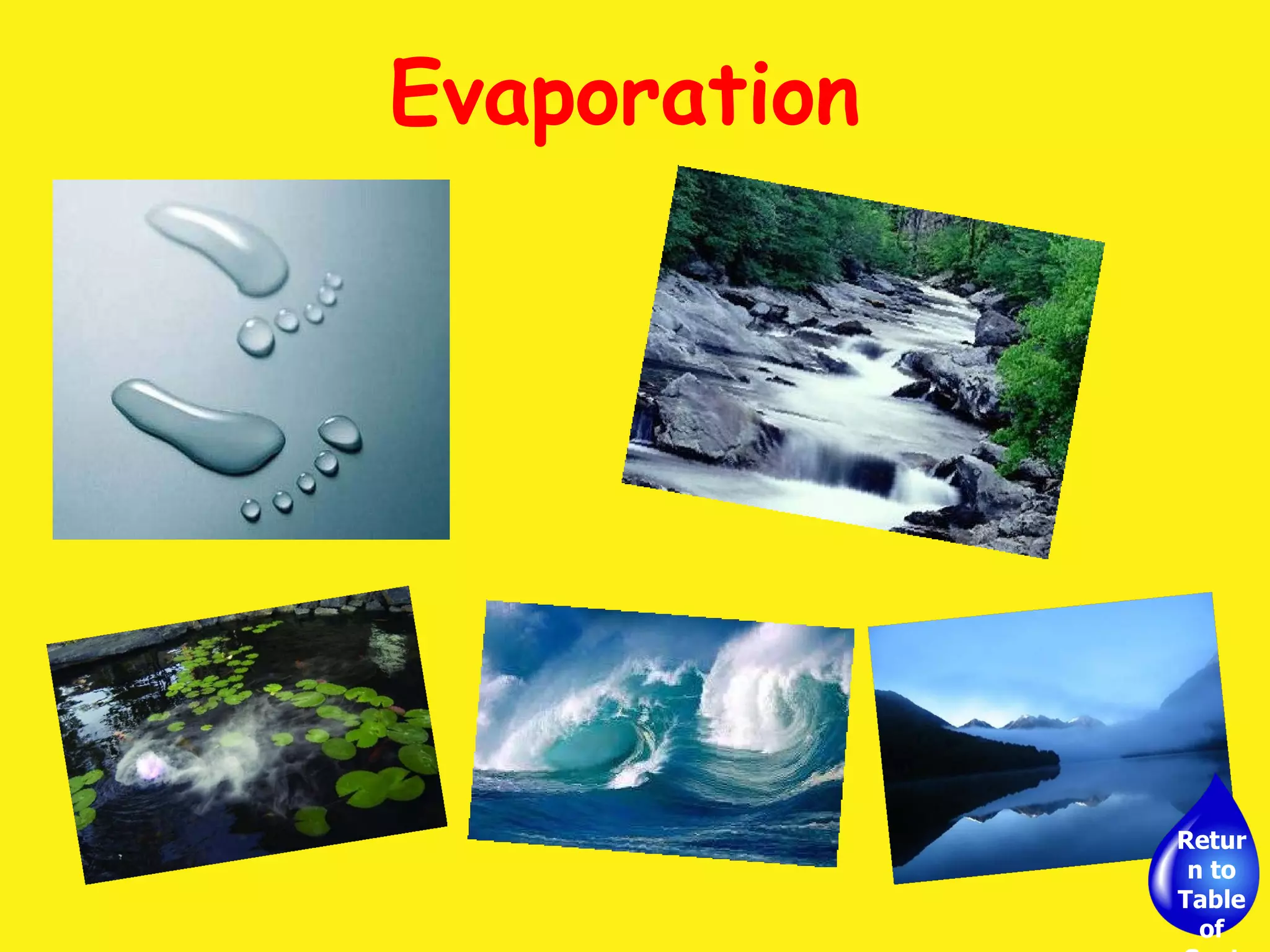 Water cycle ppt | PPT