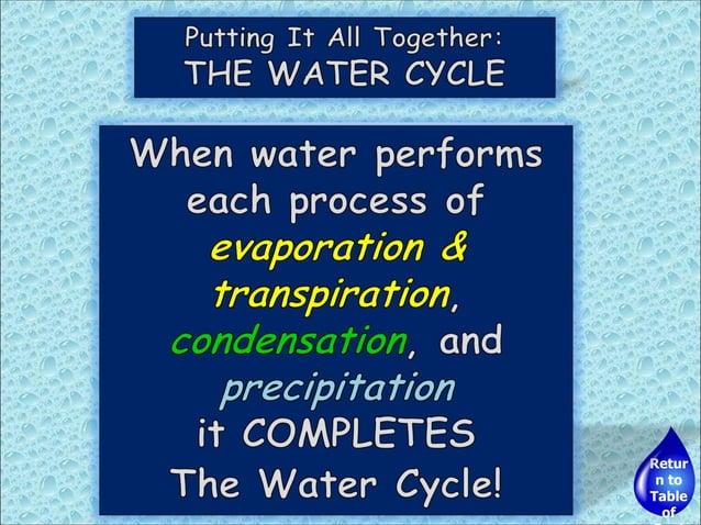 Water cycle ppt | PPT | Weather | Science