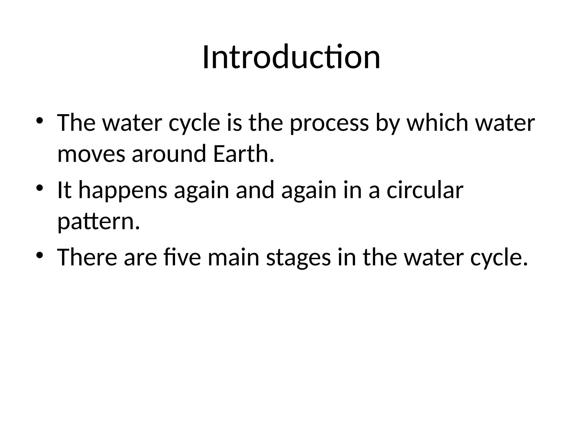 Water Cycle Presentation By Obaid khan new | PPTX
